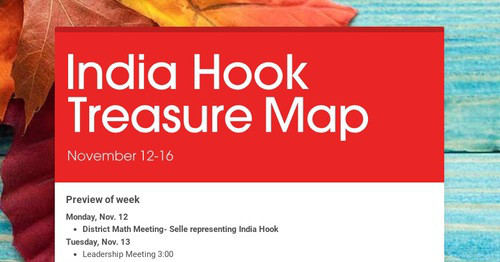 India Hook Treasure Map | Smore Newsletters for Business