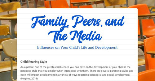 Family, Peers, and The Media | Smore Newsletters