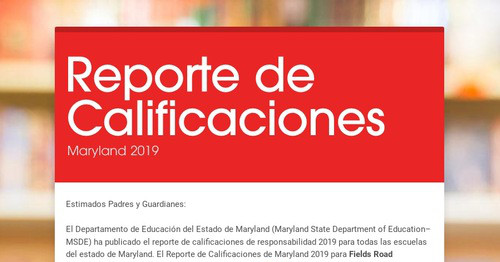 Reporte de Calificaciones