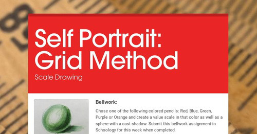 Self Portrait: Grid Method | Smore Newsletters for Education
