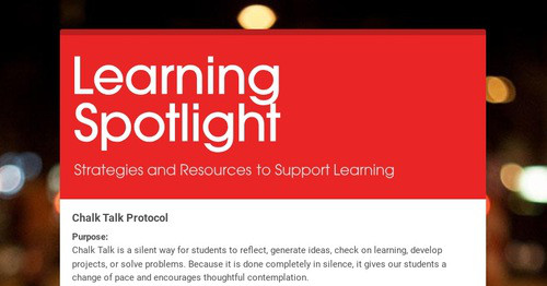 Learning Spotlight | Smore Newsletters
