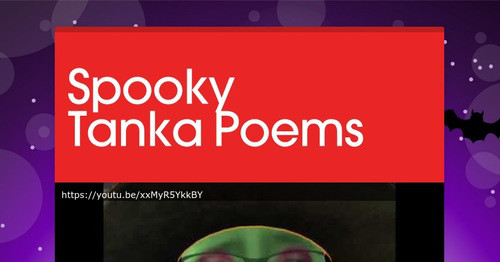 Spooky Tanka Poems | Smore Newsletters