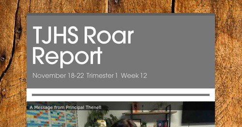 TJHS Roar Report