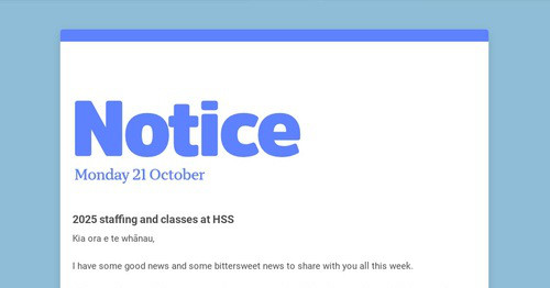 Notice
