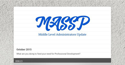 MASSP | Smore Newsletters