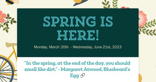 Spring is Here! | Smore Newsletters