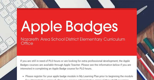 Apple Badges | Smore Newsletters for Education