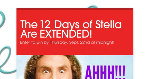 The 12 Days of Stella Are EXTENDED! | Smore Newsletters