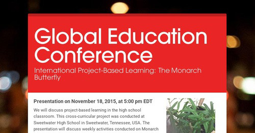 Global Education Conference | Smore Newsletters