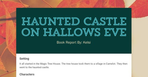 Haunted Castle On Hallows Eve | Smore Newsletters