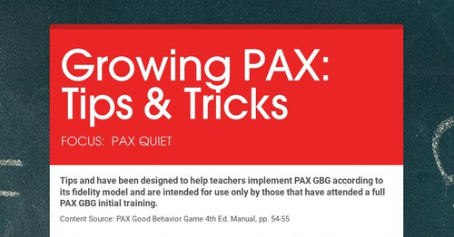 Growing PAX: Tips & Tricks | Smore Newsletters