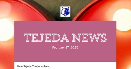 Tejeda News | Smore Newsletters for Education