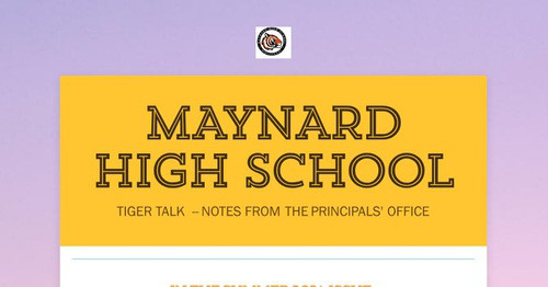 MAYNARD HIGH SCHOOL