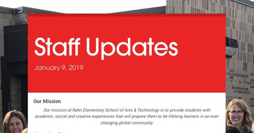 Staff Updates | Smore Newsletters for Education
