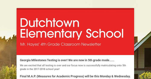 Dutchtown Elementary School | Smore Newsletters