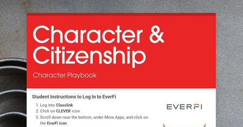 Character & Citizenship