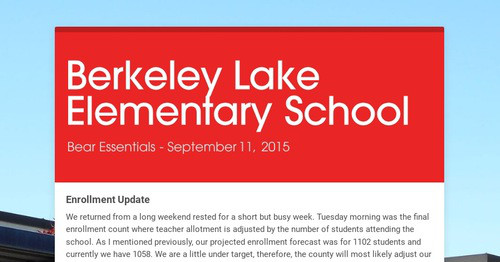 Berkeley Lake Elementary School