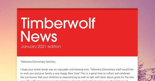 Timberwolf News | Smore Newsletters