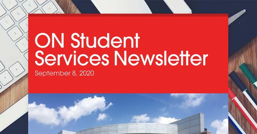 ON Student Services Newsletter | Smore Newsletters for Education
