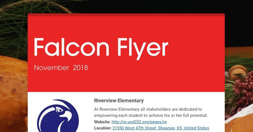 Falcon Flyer | Smore Newsletters for Education