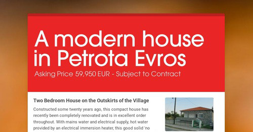 A modern house in Petrota Evros | Smore Newsletters