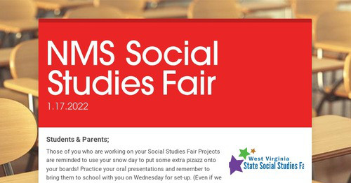 NMS Social Studies Fair