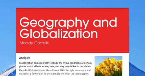 Geography and Globalization | Smore Newsletters
