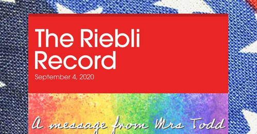 The Riebli Record | Smore Newsletters for Education