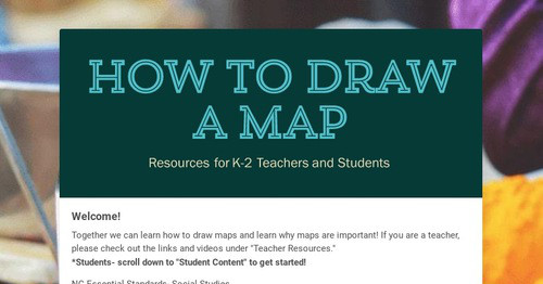 How to Draw a Map | Smore Newsletters