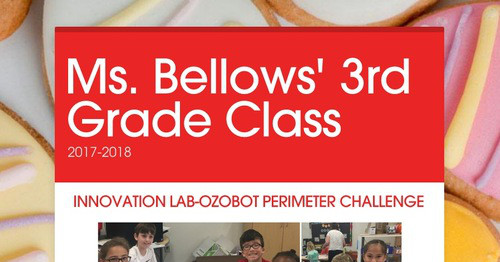Ms. Bellows' 3rd Grade Class | Smore Newsletters