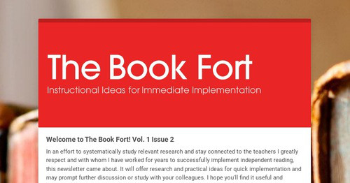 The Book Fort | Smore Newsletters