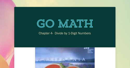 GO MATH | Smore Newsletters