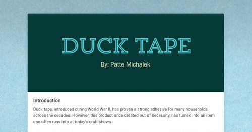 Duck Tape | Smore Newsletters