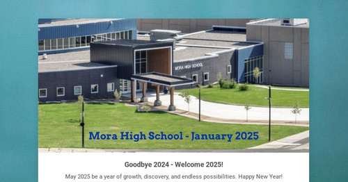 Mora High School | Smore Newsletters for Education