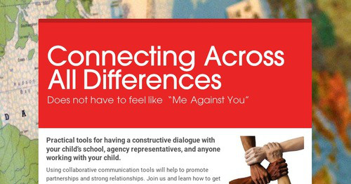 Connecting Across All Differences | Smore Newsletters
