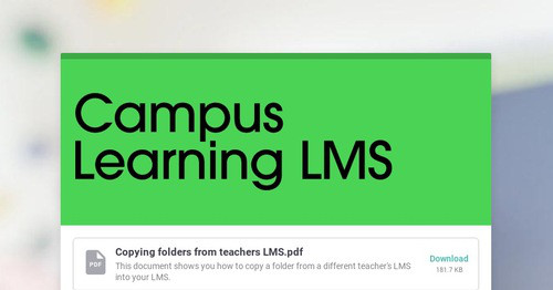 Campus Learning LMS
