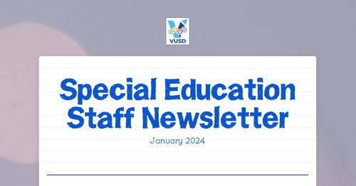 Special Education Staff Newsletter | Smore Newsletters