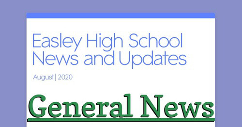 Easley High School News and Updates | Smore Newsletters for Education