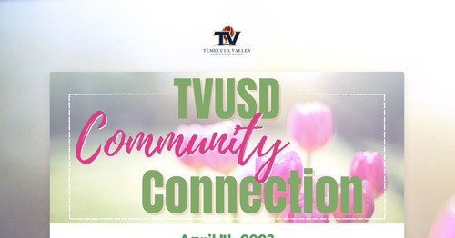 TVUSD COMMUNITY CONNECTION