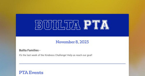 10.16.23 Builta PTA News & Notes