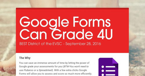Google Forms Can Grade 4U | Smore Newsletters