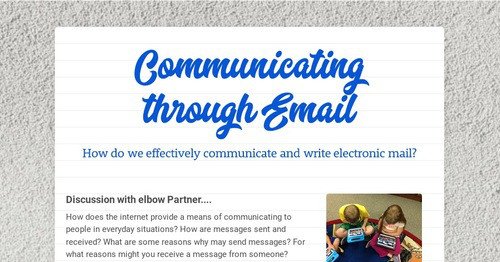 Communicating through Email | Smore Newsletters