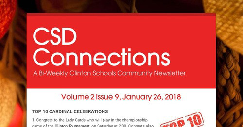 CSD Connections | Smore Newsletters for Education