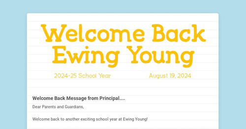 Welcome Back Ewing Young