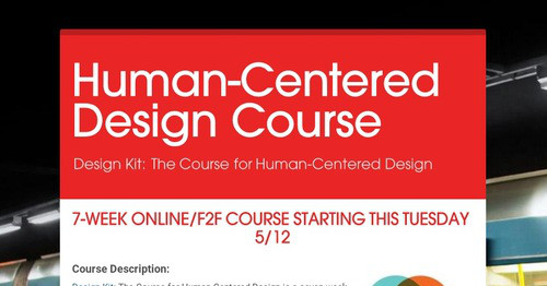 Human-Centered Design Course | Smore Newsletters