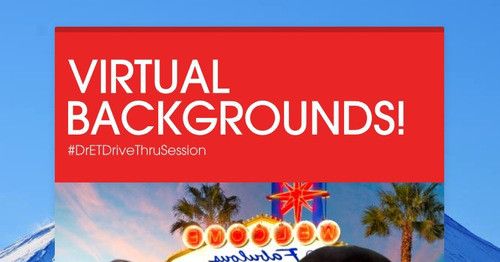 VIRTUAL BACKGROUNDS! | Smore Newsletters