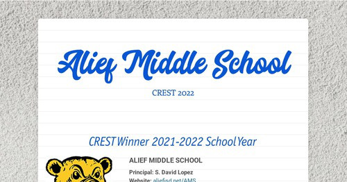 Alief Middle School | Smore Newsletters