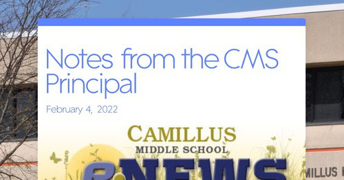 Notes from the CMS Principal
