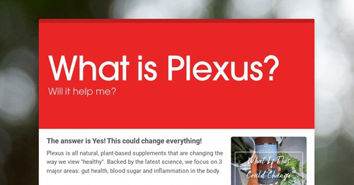 What is Plexus? | Smore Newsletters