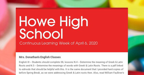 Howe High School